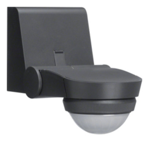 Hager EE841 Bewegingsmelder Basic PIR 360° IP55 Antraciet scherpe ...